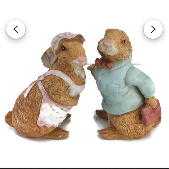 Ron Gordon | Other | Ron Gordon Mr Mrs Bunny Rabbit Figurine Couple ...